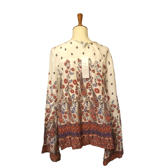 Patrons of Peace | Tops | Nwt Patrons Of Peace Boho Floral Paisley ...